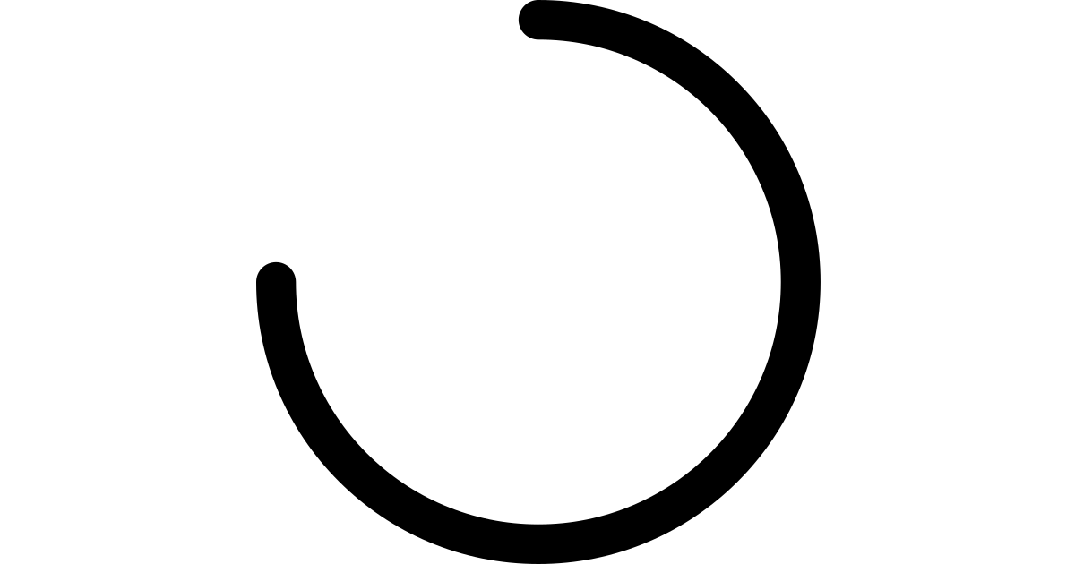 Three Quarter Circle