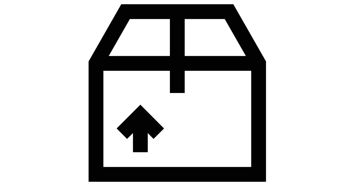 Arrow up package free vector icon - Iconbolt