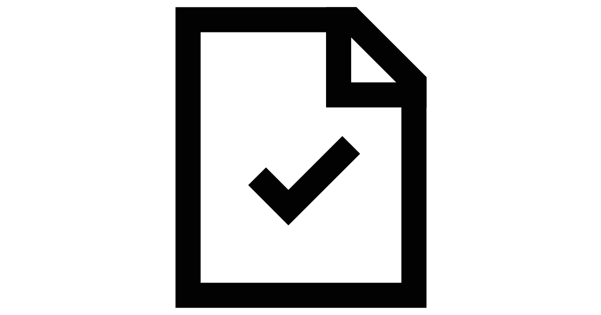 Check file free vector icon - Iconbolt