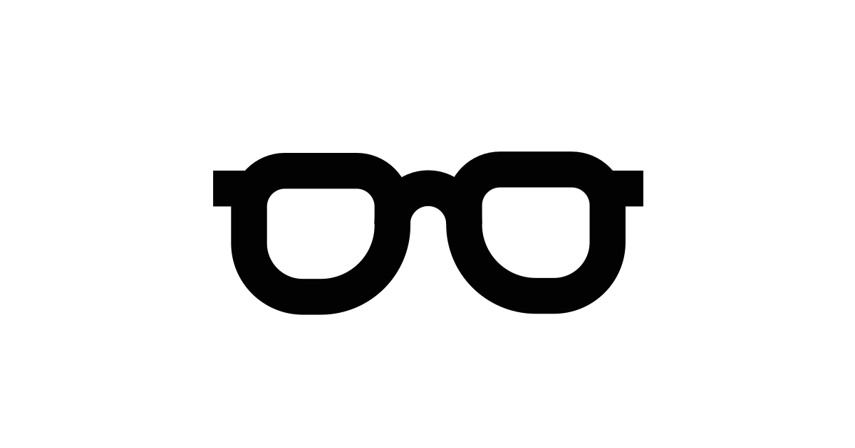 Glasses vision free vector icon - Iconbolt