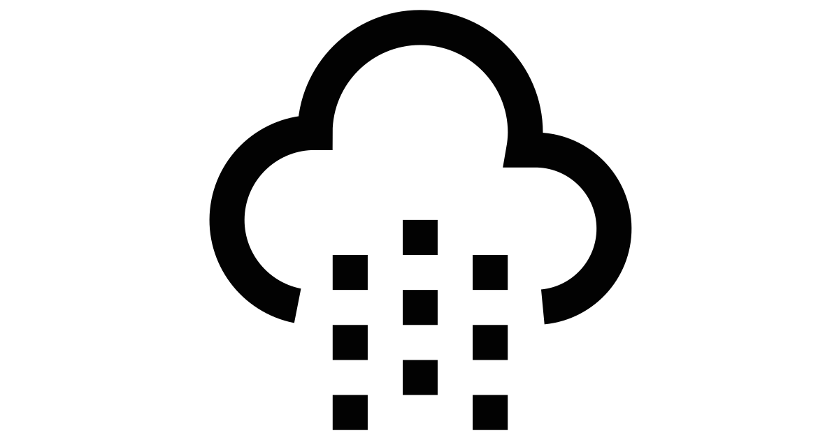Heavy rain free vector icon - Iconbolt