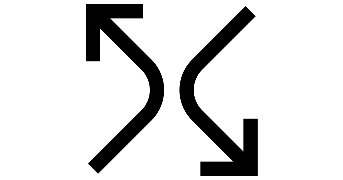 Navigation move movement arrow direction pointer concave up down free ...