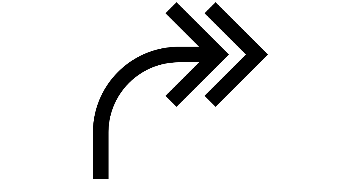 Navigation move movement arrow direction pointer navigate double turn ...