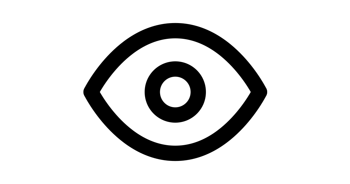 Eye password show free vector icon - Iconbolt