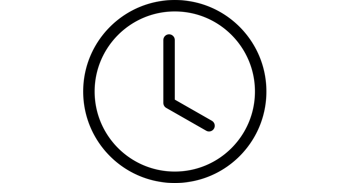 Clock free vector icon - Iconbolt
