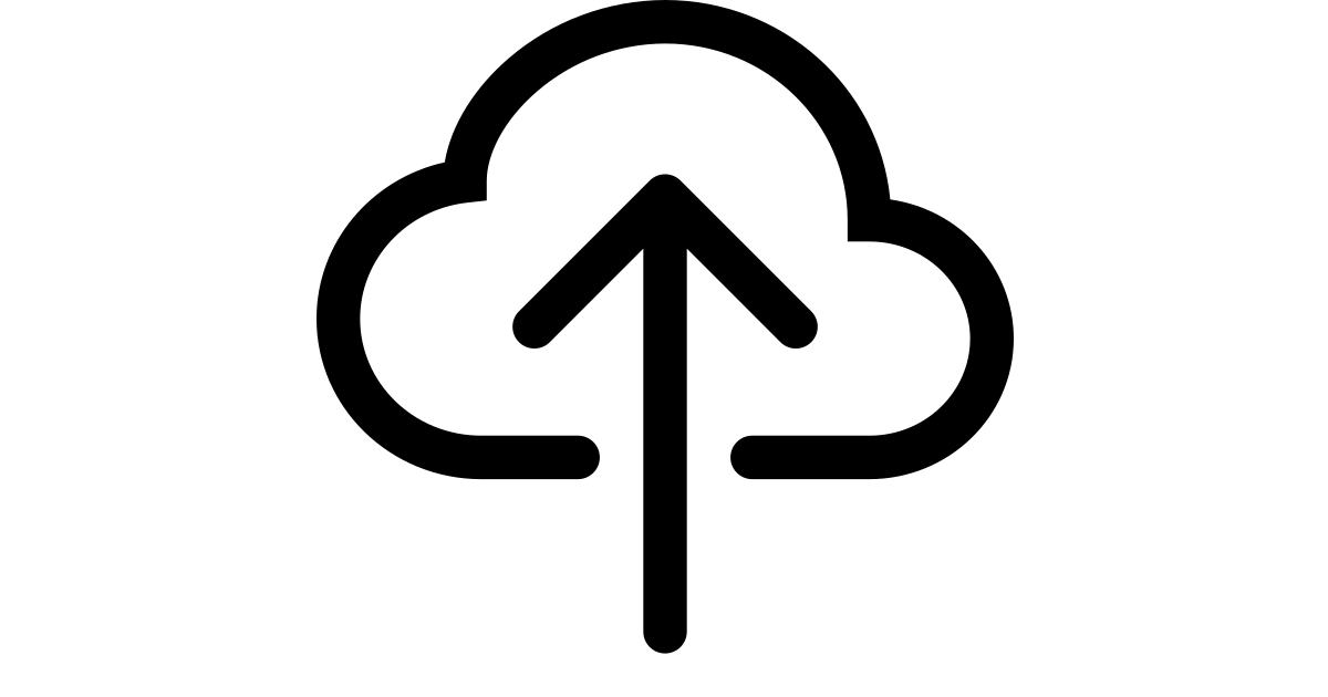Cloud upload free vector icon - Iconbolt