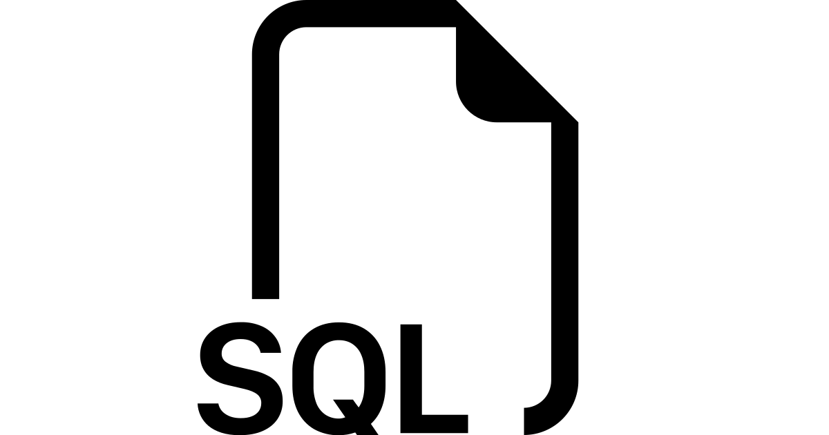 Filetype sql free vector icon - Iconbolt