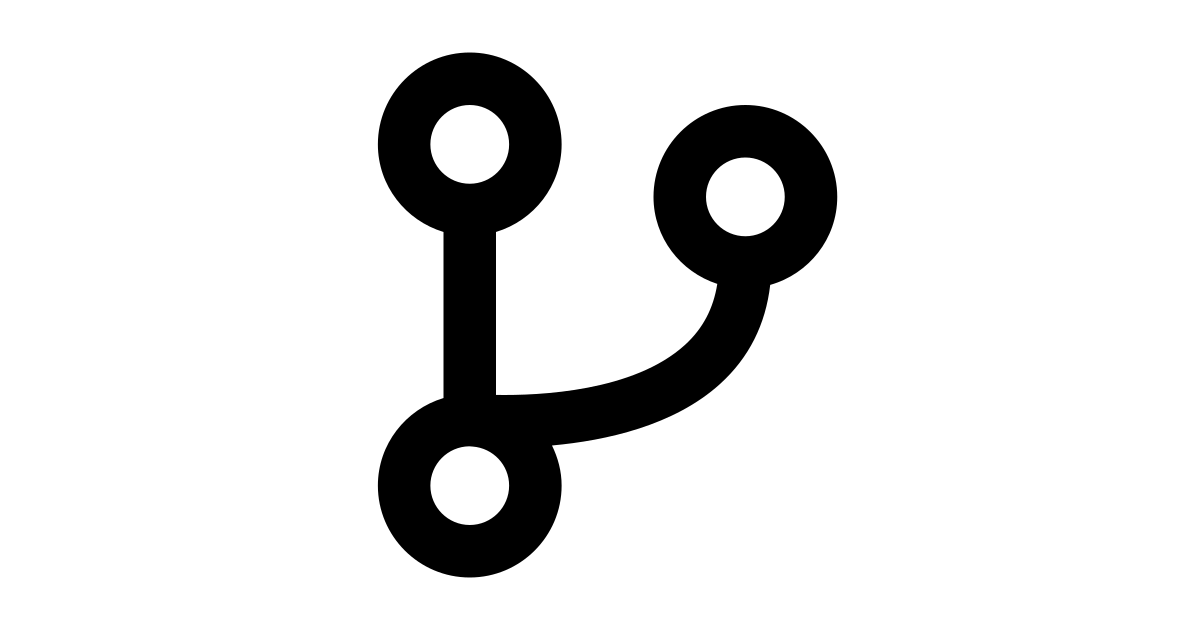 Git branch free vector icon - Iconbolt