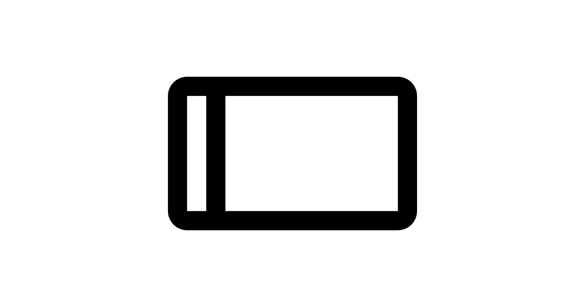 Mobile landscape free vector icon - Iconbolt