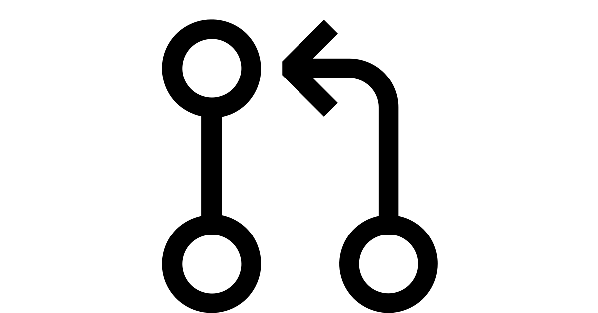 Git pull request free vector icon - Iconbolt