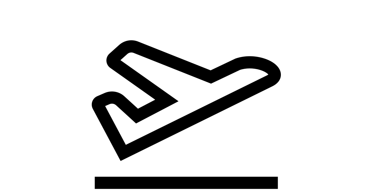 Flight takeoff free vector icon - Iconbolt