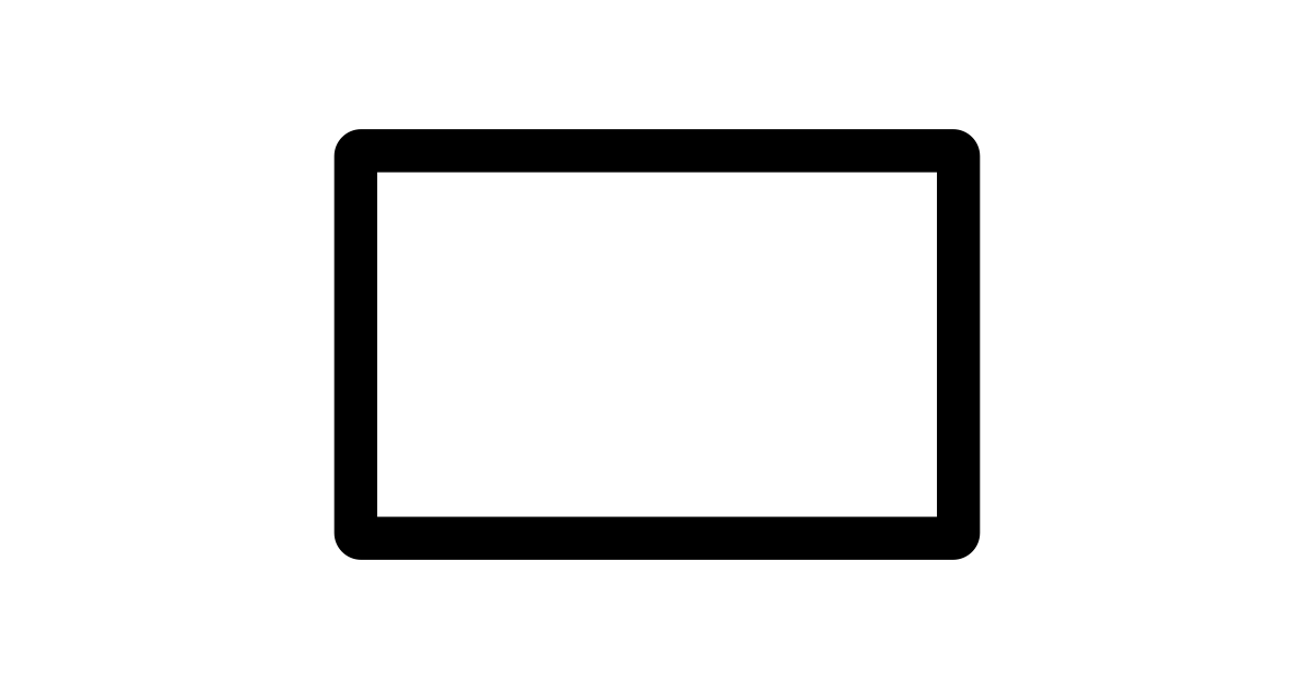 Rectangle free vector icon - Iconbolt