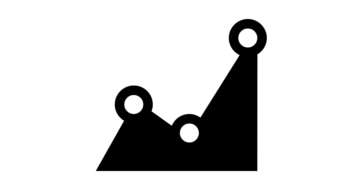 Chart area free vector icon - Iconbolt