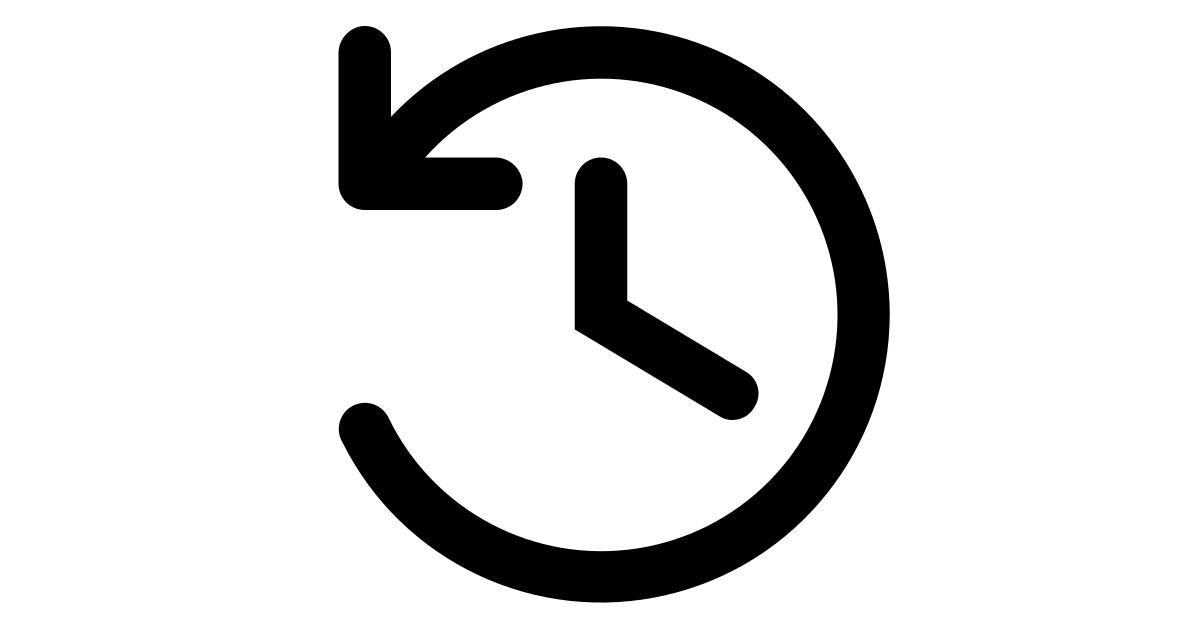 Time history free vector icon - Iconbolt