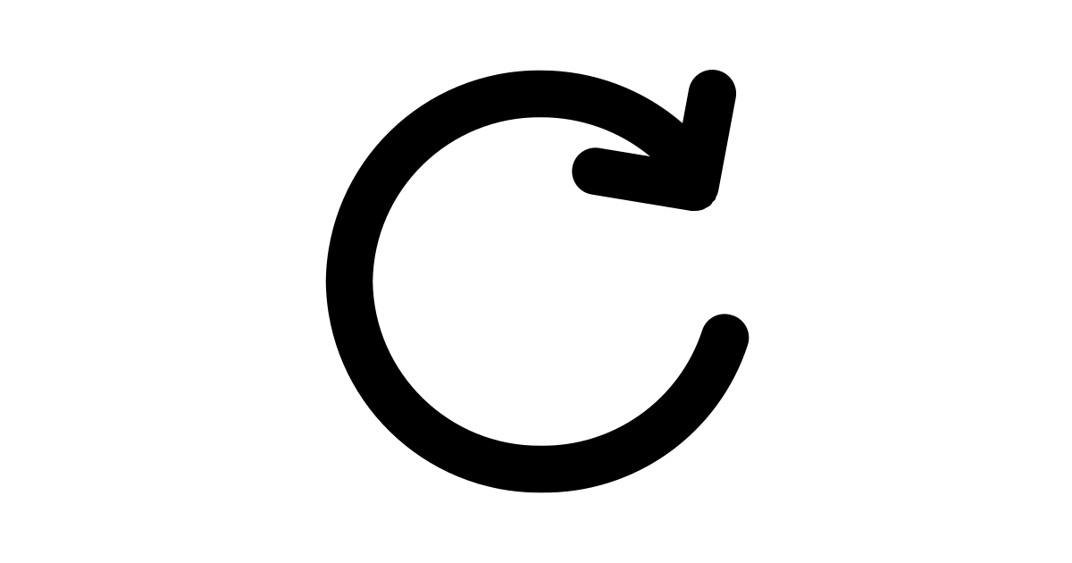 Refresh Icon White Png