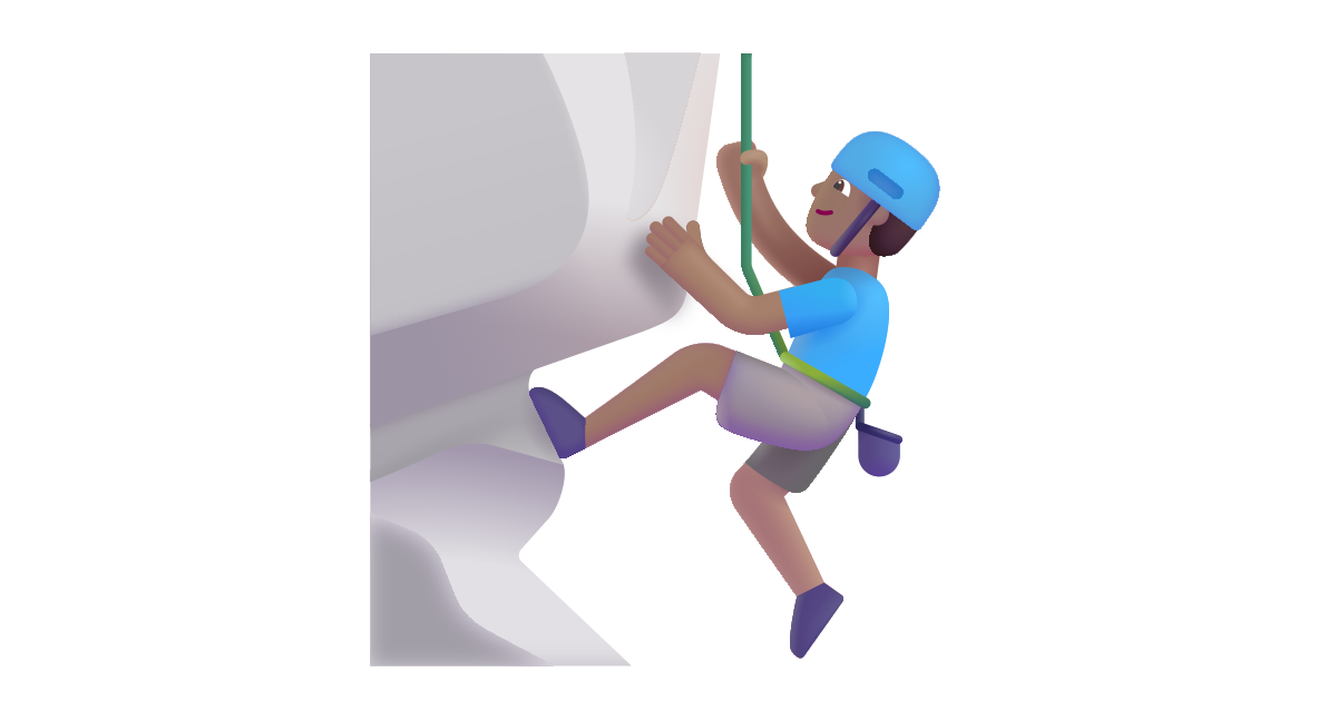 Man climbing medium free vector icon - Iconbolt