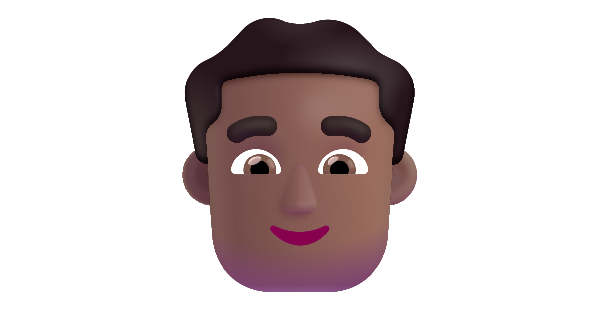 Man medium dark free vector icon - Iconbolt