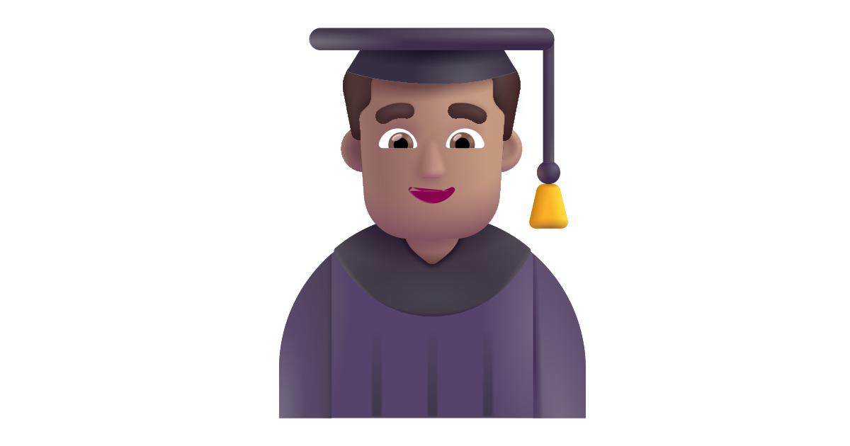 Man student medium free vector icon - Iconbolt
