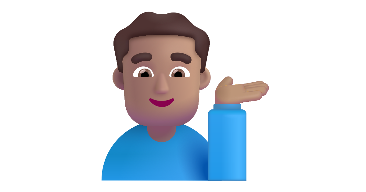 Man Tipping Hand Medium Free Vector Icon Iconbolt