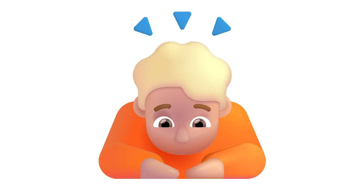 Person bowing medium light free vector icon - Iconbolt