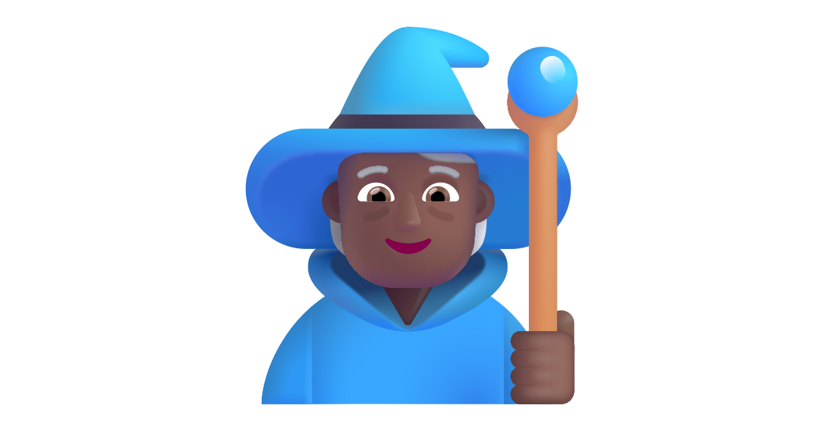 Person mage medium dark free vector icon - Iconbolt