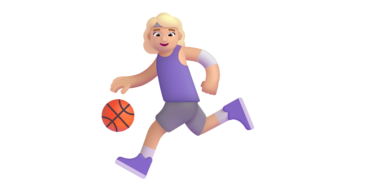 Woman bouncing ball medium light free vector icon - Iconbolt