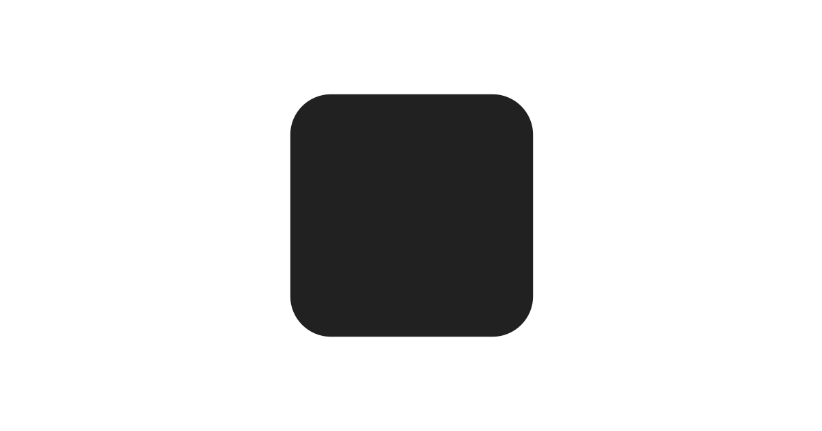 Black medium small square free vector icon - Iconbolt