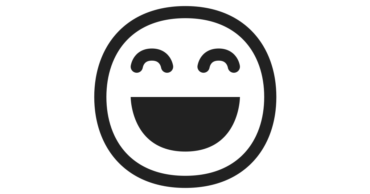 Grinning face with smiling eyes free vector icon - Iconbolt Grinning face with smiling eyes free vector icon - Iconbolt