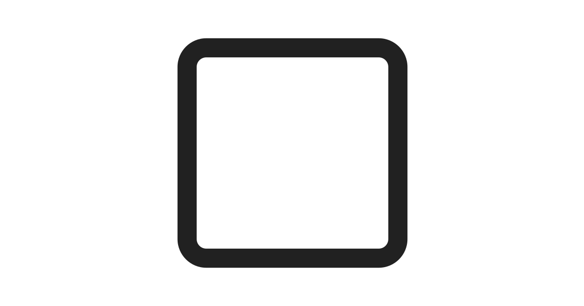 White medium square free vector icon - Iconbolt