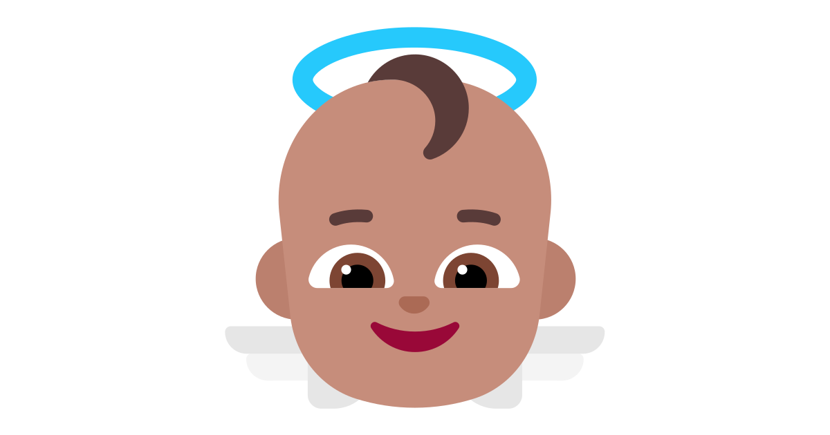 Baby angel medium free vector icon - Iconbolt