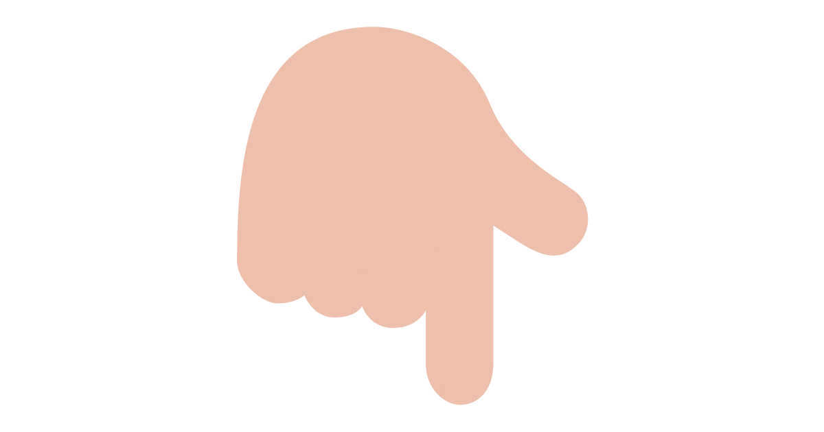 Backhand index pointing down medium light free vector icon - Iconbolt Backhand index pointing down medium light free vector icon - Iconbolt