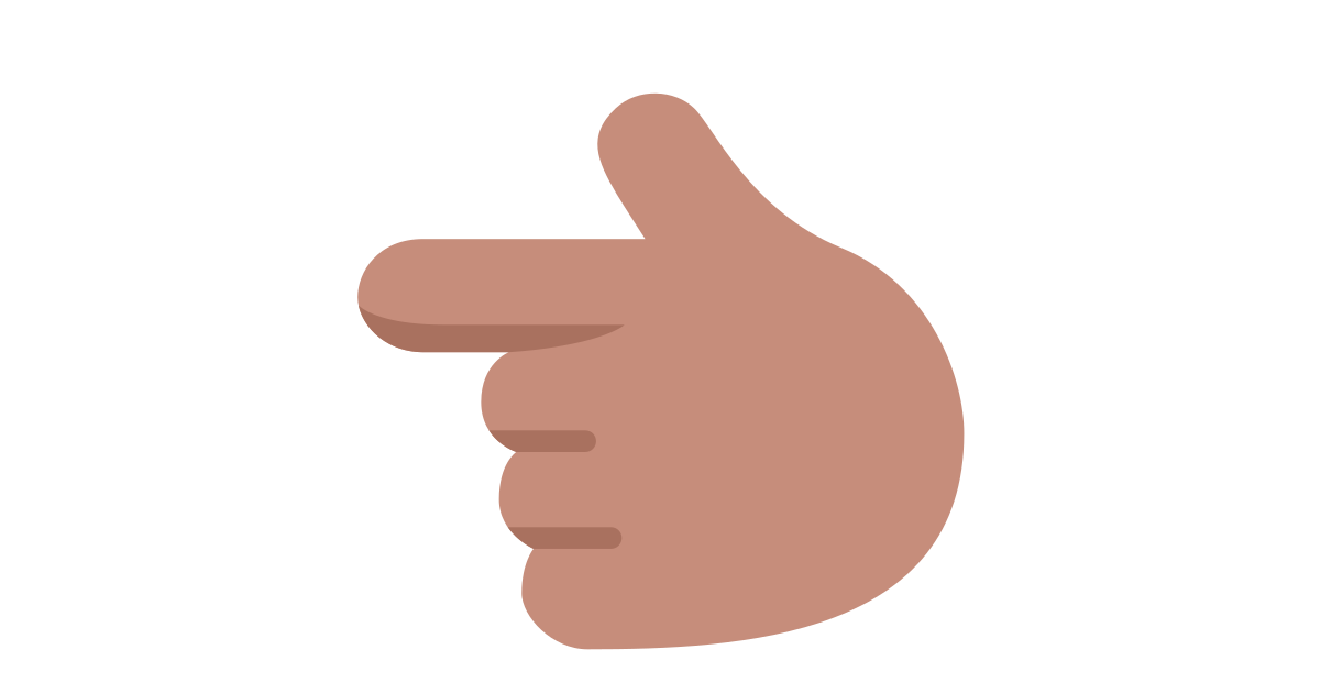 Backhand index pointing left medium free vector icon - Iconbolt