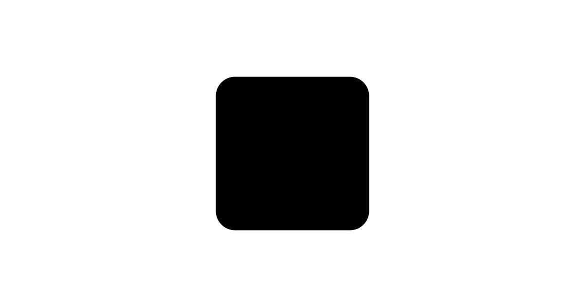 Black medium small square free vector icon - Iconbolt