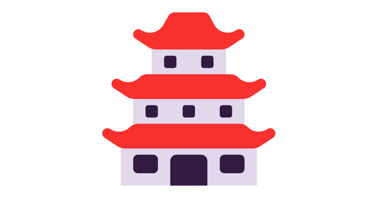 Japanese castle free vector icon - Iconbolt