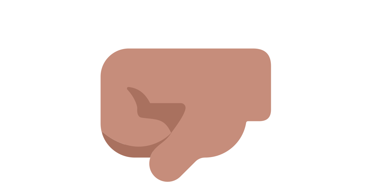 Left facing fist medium free vector icon - Iconbolt