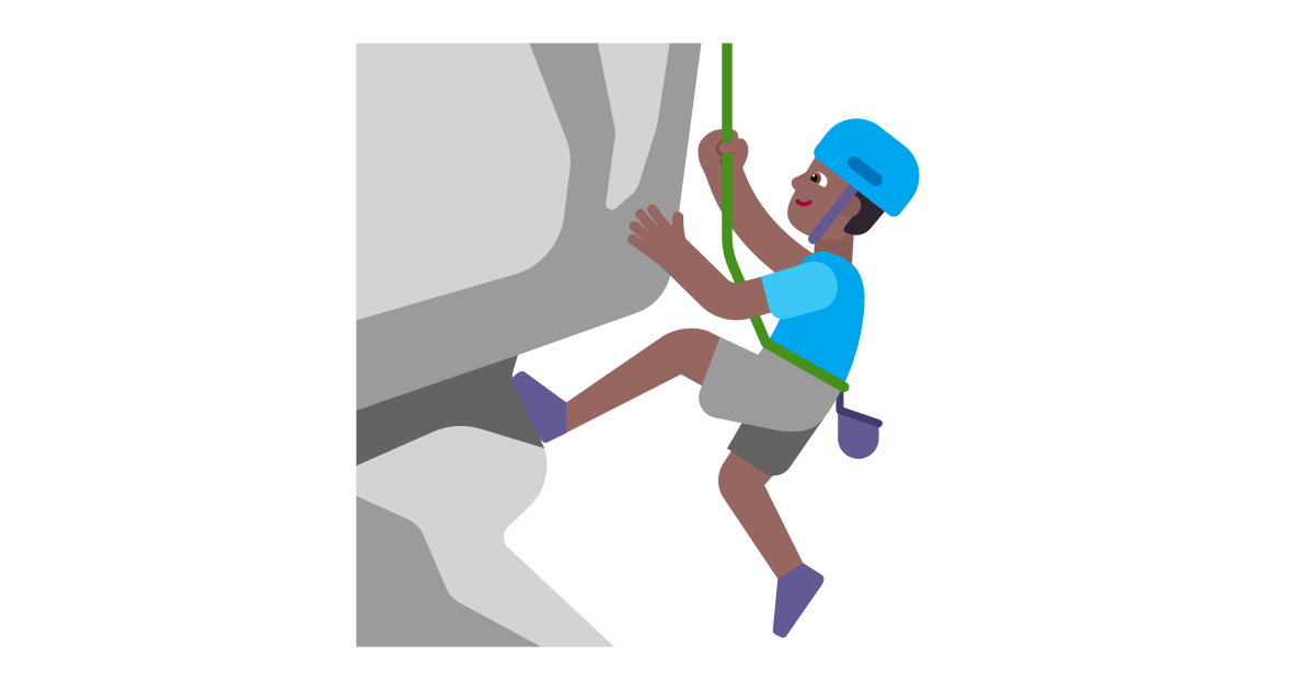 Man climbing medium dark free vector icon - Iconbolt