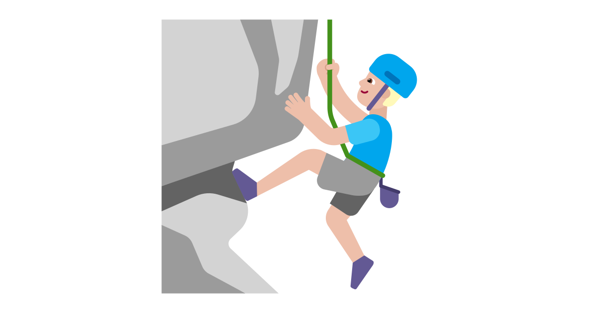 Man climbing medium light free vector icon - Iconbolt