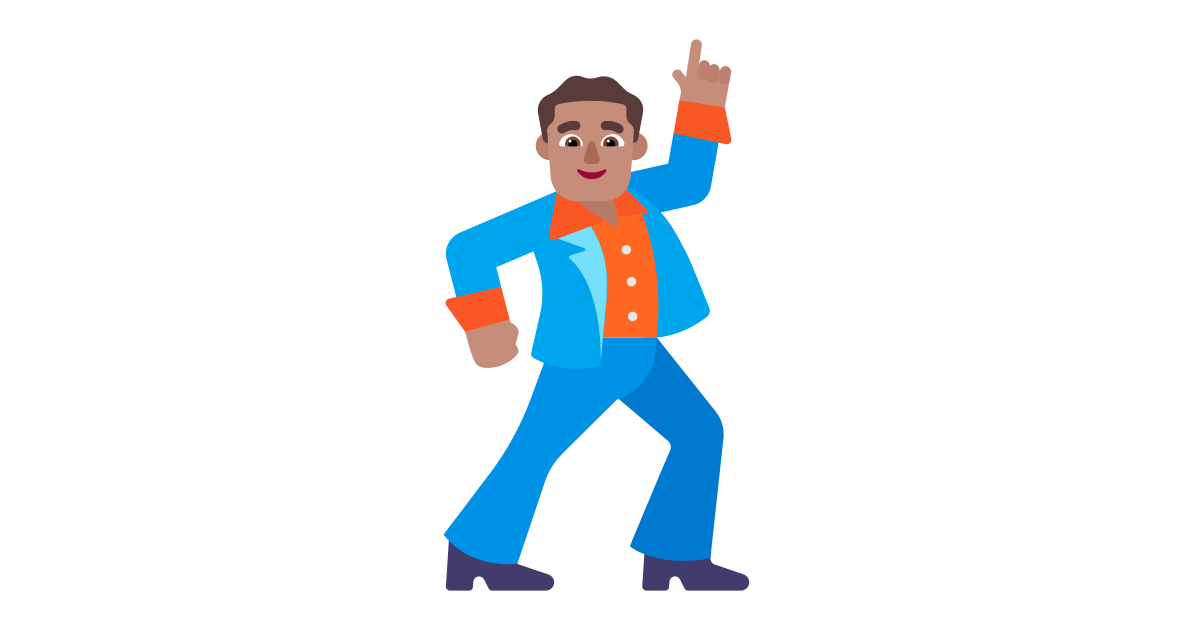 Man dancing medium free vector icon - Iconbolt