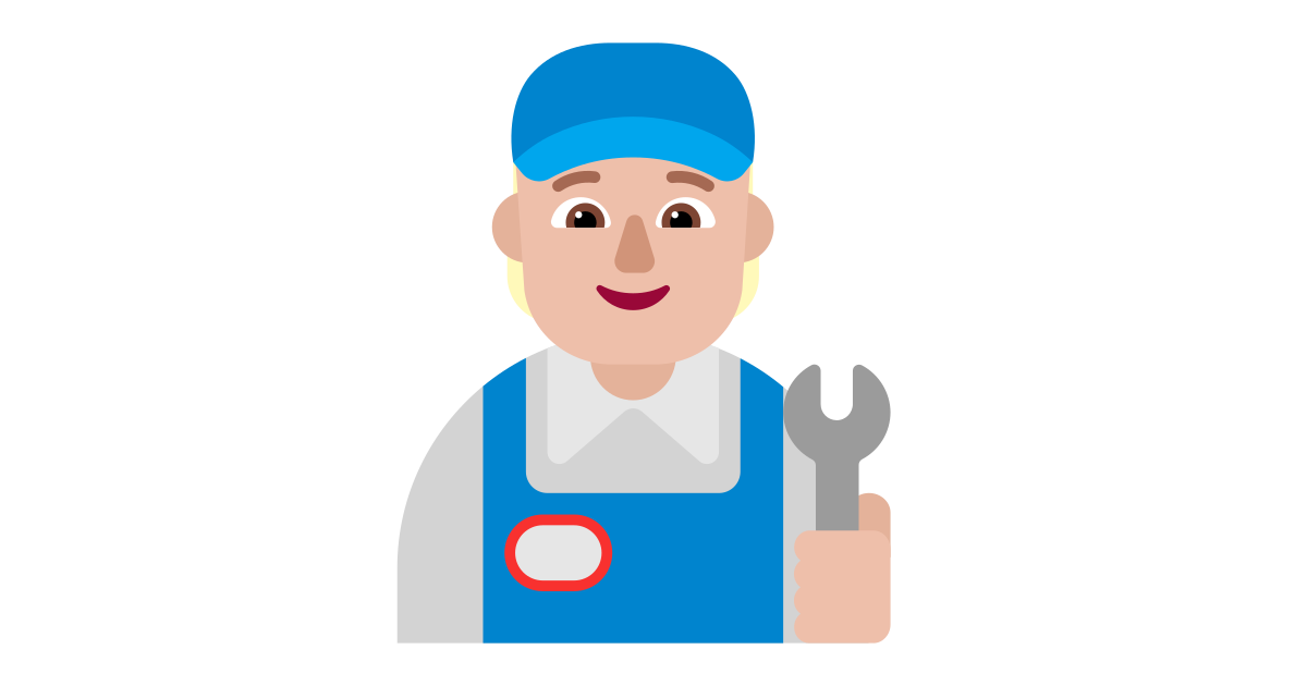 Mechanic medium light free vector icon - Iconbolt
