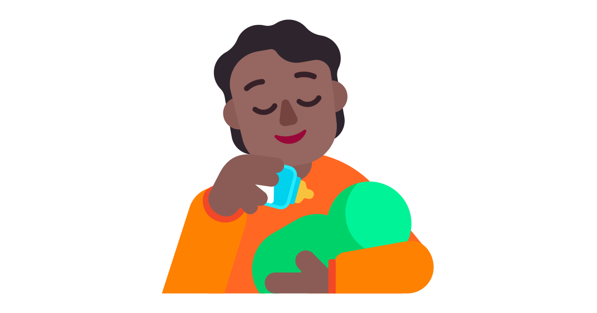 Person feeding baby medium dark free vector icon - Iconbolt