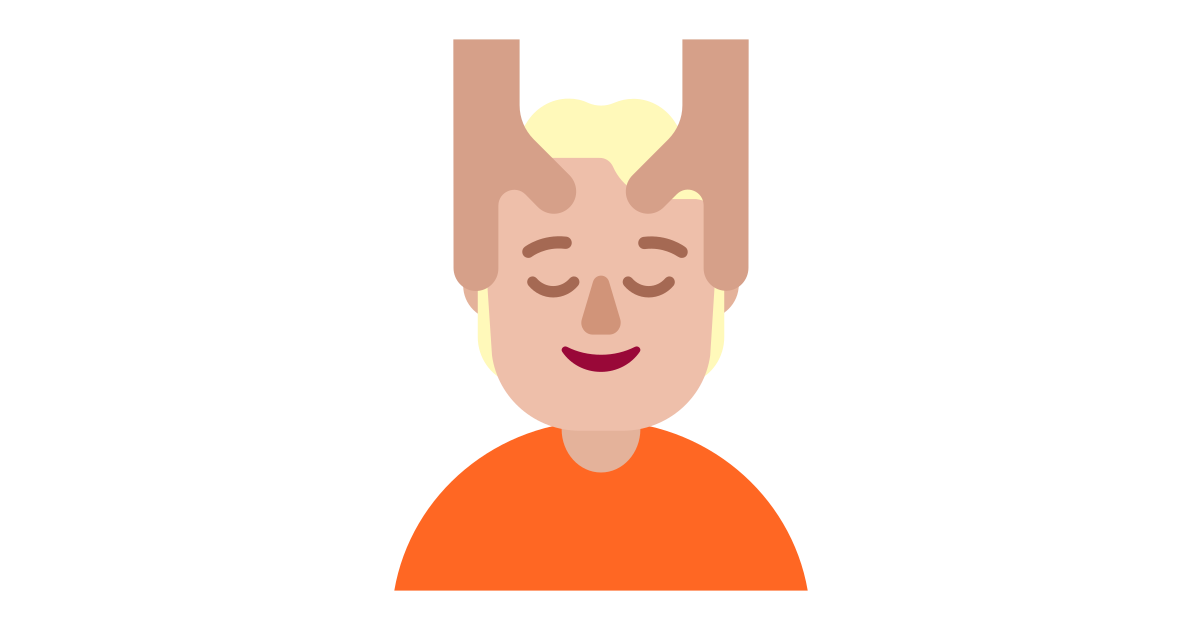 Person Getting Massage Medium Light Free Vector Icon Iconbolt