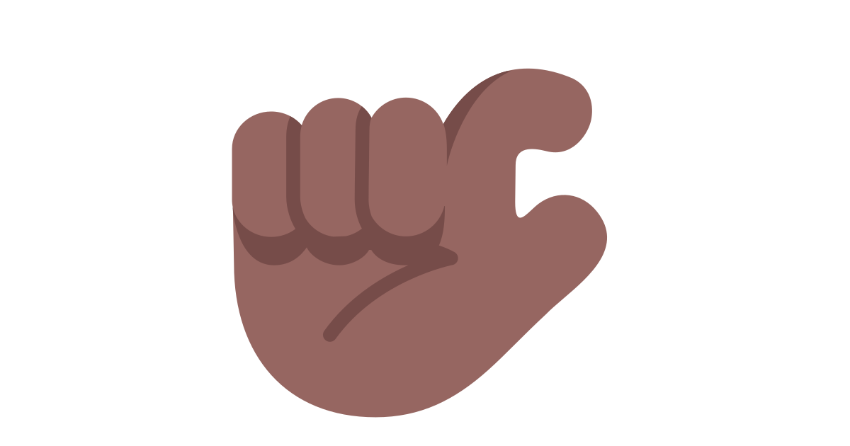 Pinching hand medium dark free vector icon - Iconbolt