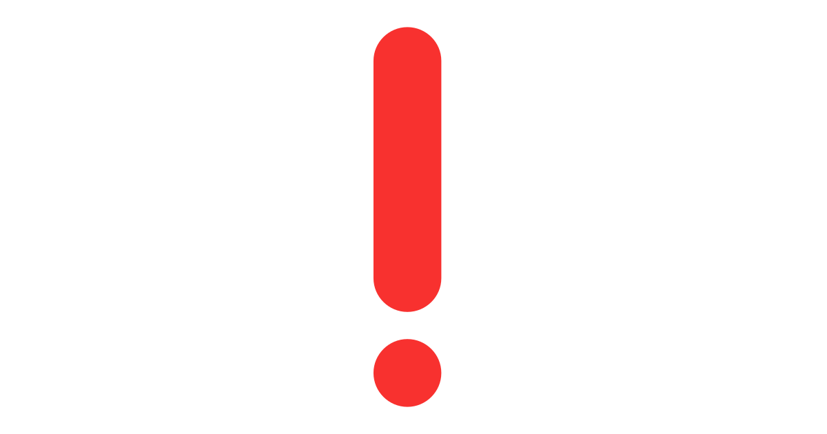 Red Exclamation Point Png