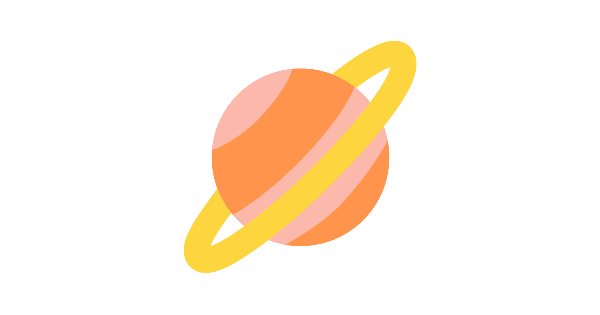 Ringed planet free vector icon - Iconbolt