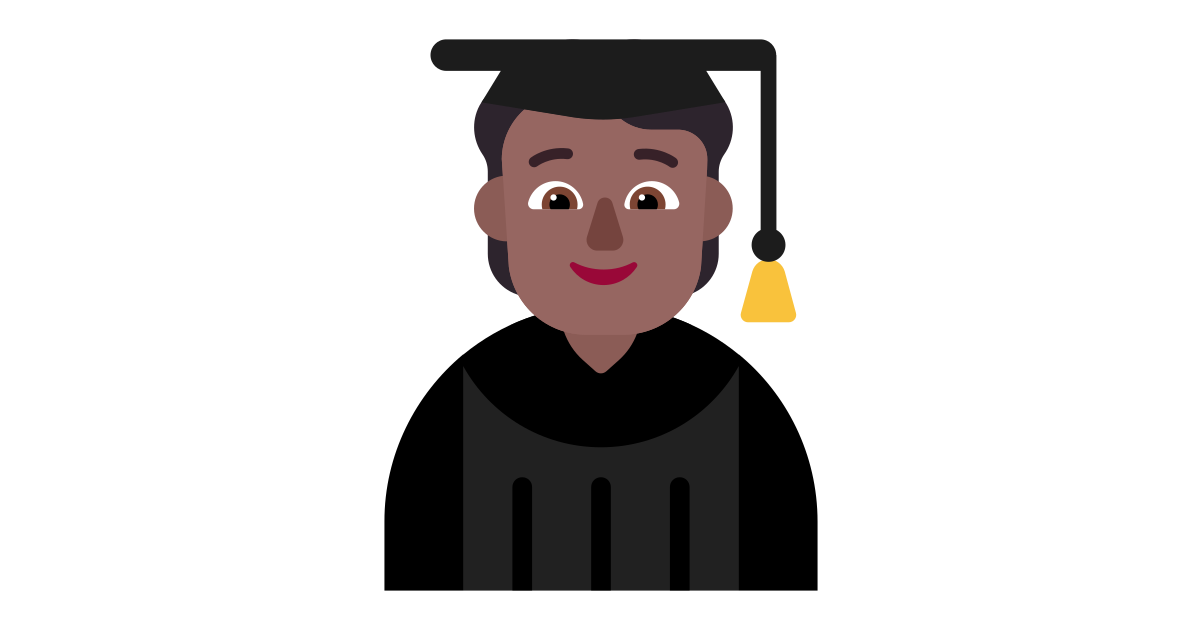 Student medium dark free vector icon - Iconbolt