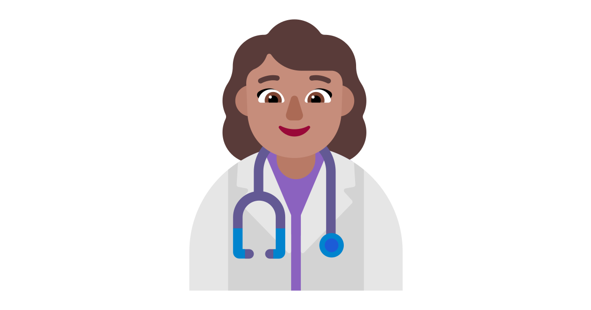Woman health worker medium free vector icon - Iconbolt