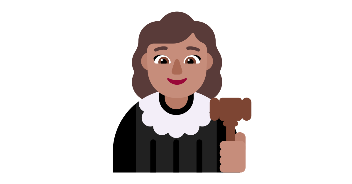 Woman judge medium free vector icon - Iconbolt