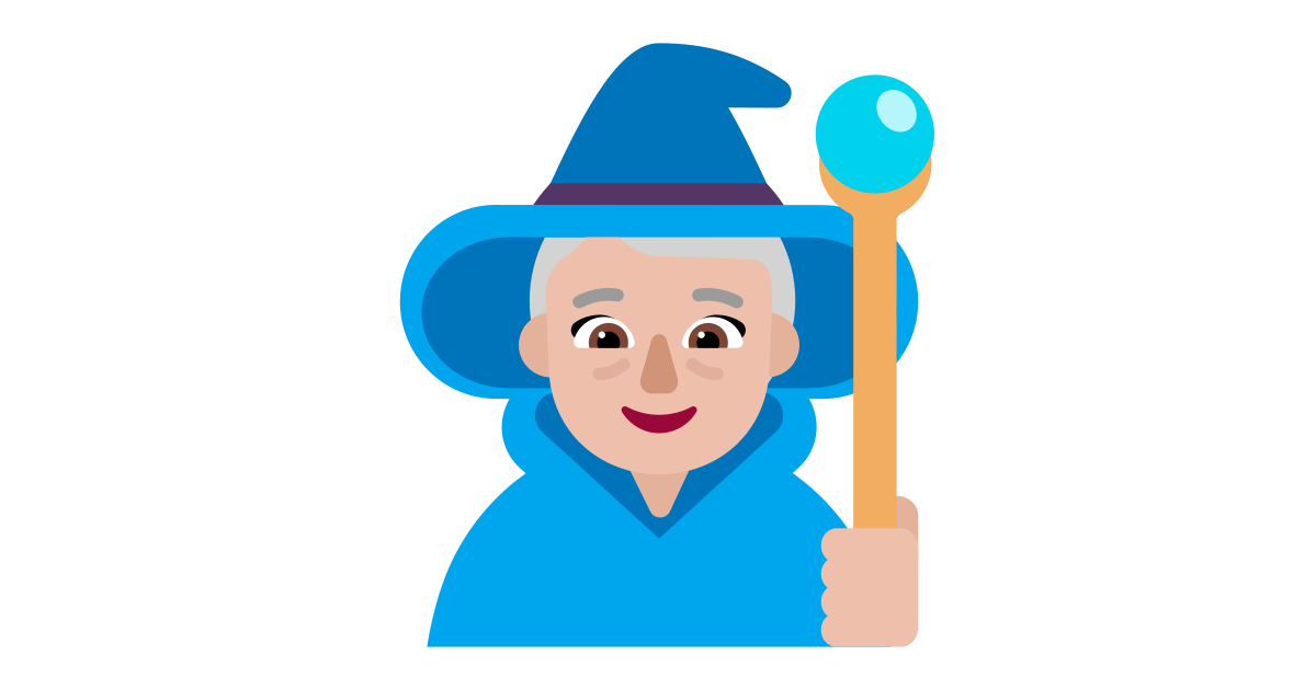 Woman mage medium light free vector icon - Iconbolt