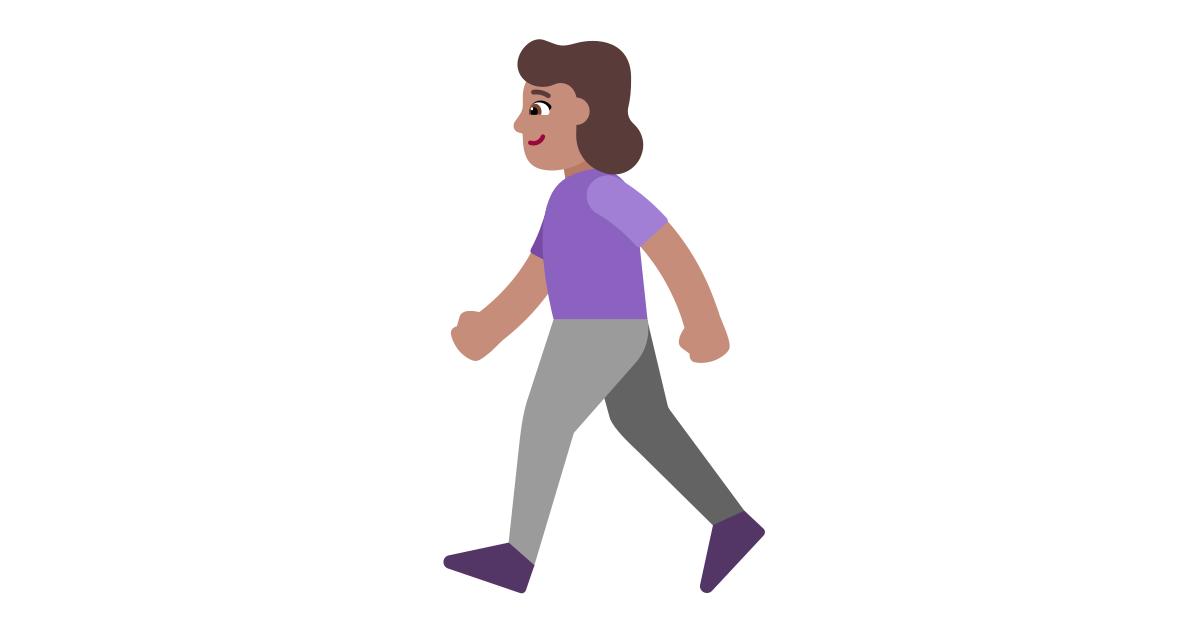 Woman walking medium free vector icon - Iconbolt