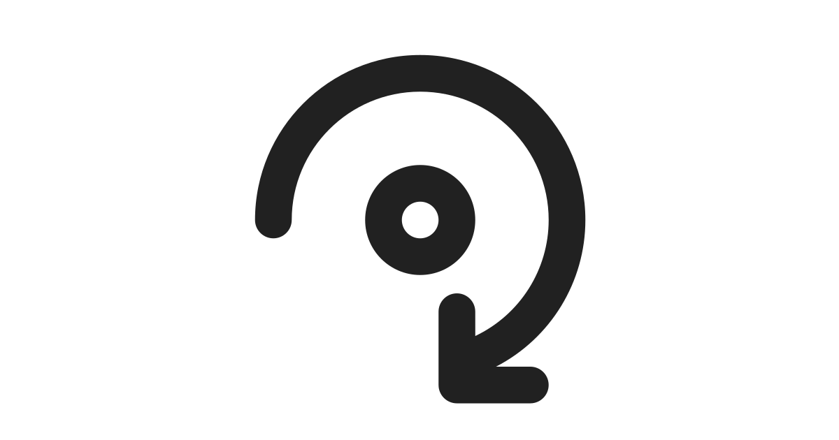 Arrow rotate clockwise free vector icon - Iconbolt
